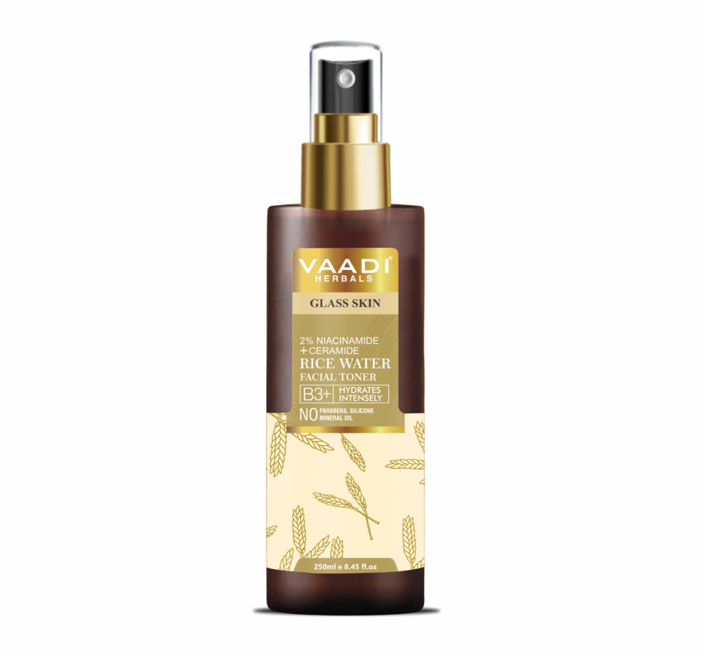 2% Niacinamide + Ceramide Rice Water Facial Toner - B3+ | Bri...