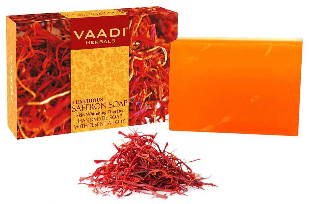 Luxurious Organic Saffron Soap - Skin Whitening Therapy - Eve...